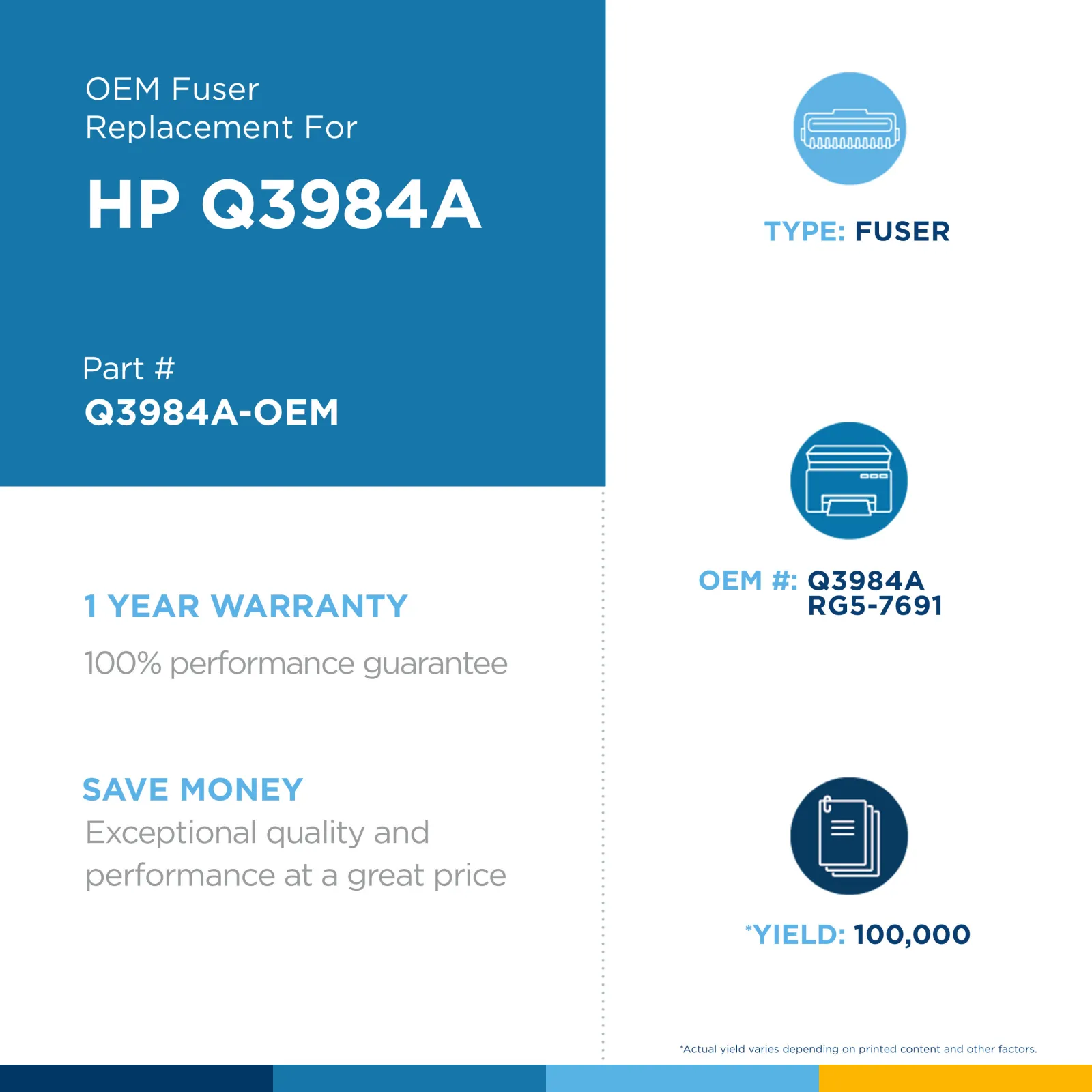 HP 5550 OEM Fuser | Depot International